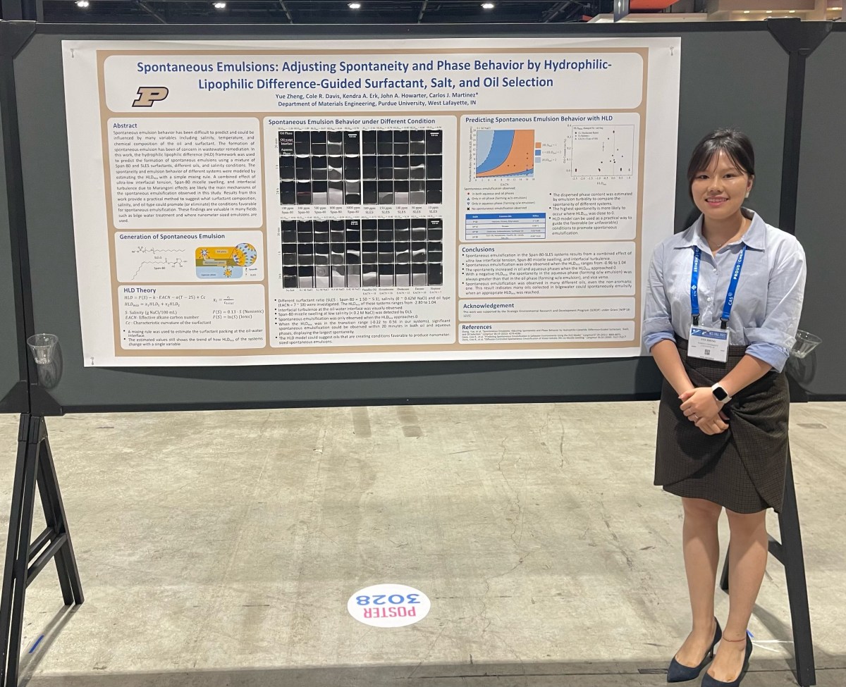 Yue Zheng Presents a Poster at the Fall ACS Meeting – Martinez Research Lab @ Purdue University